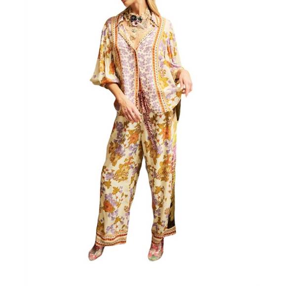 Aratta | Tops | New Aratta Aurela Shirt In Ivory Floral | Poshmark